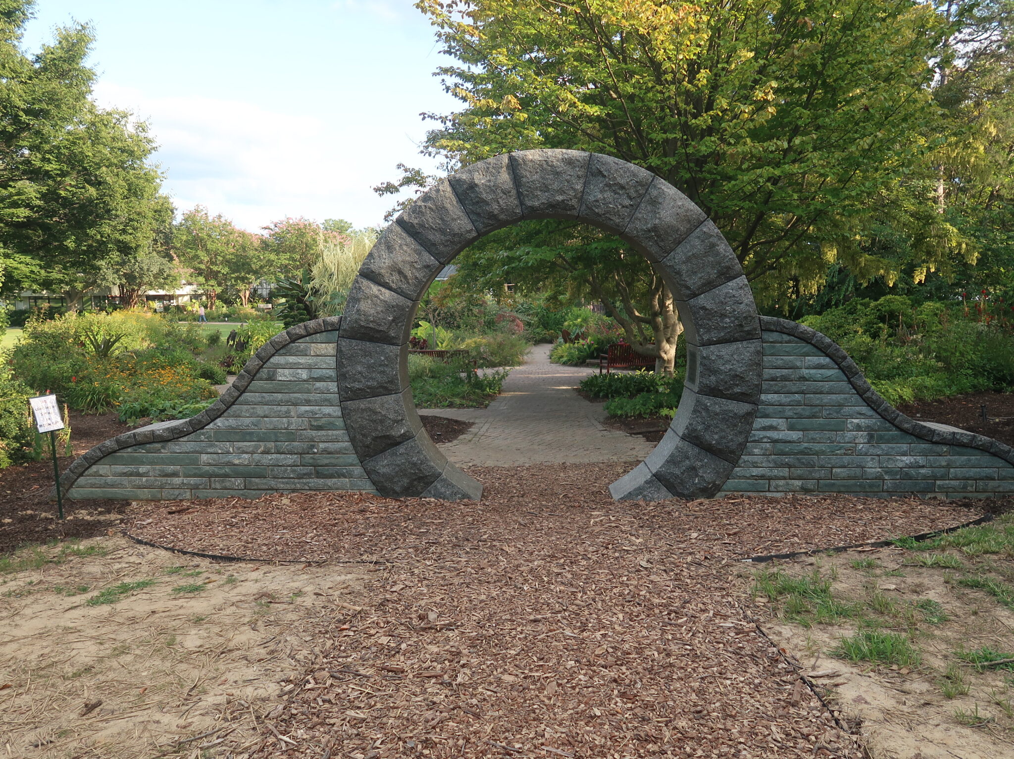 Moon gate installed at Green Spring Gardens - Annandale Today
