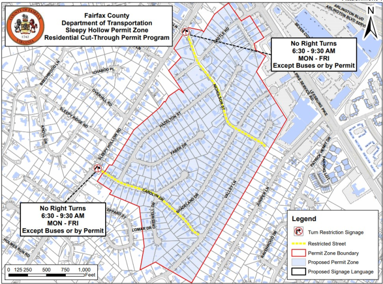 Residential cut-through permit zones approved in Mason District ...